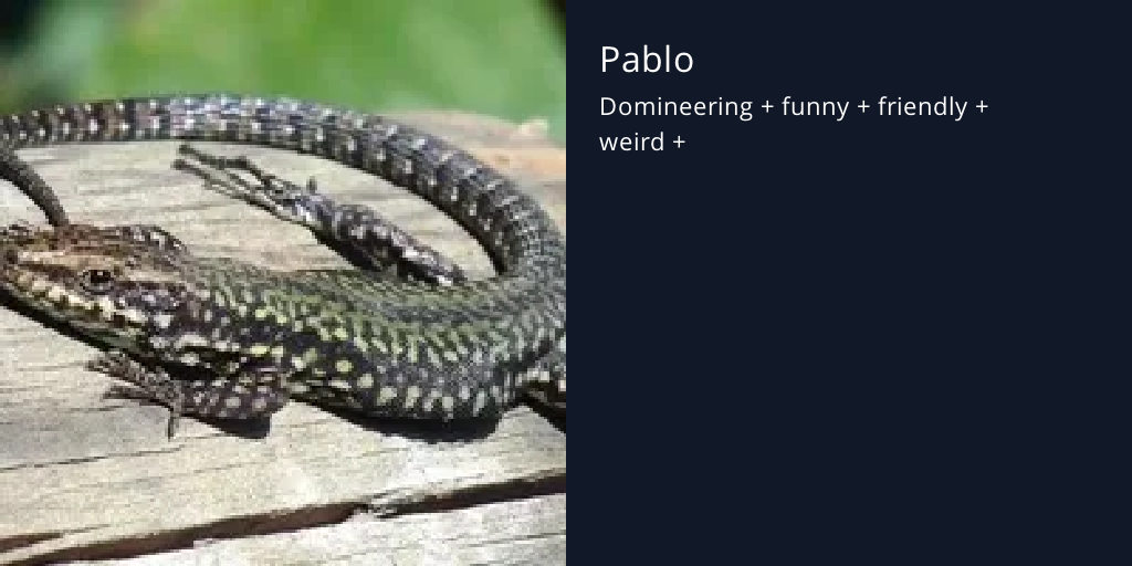 Pablo - Bot Profile