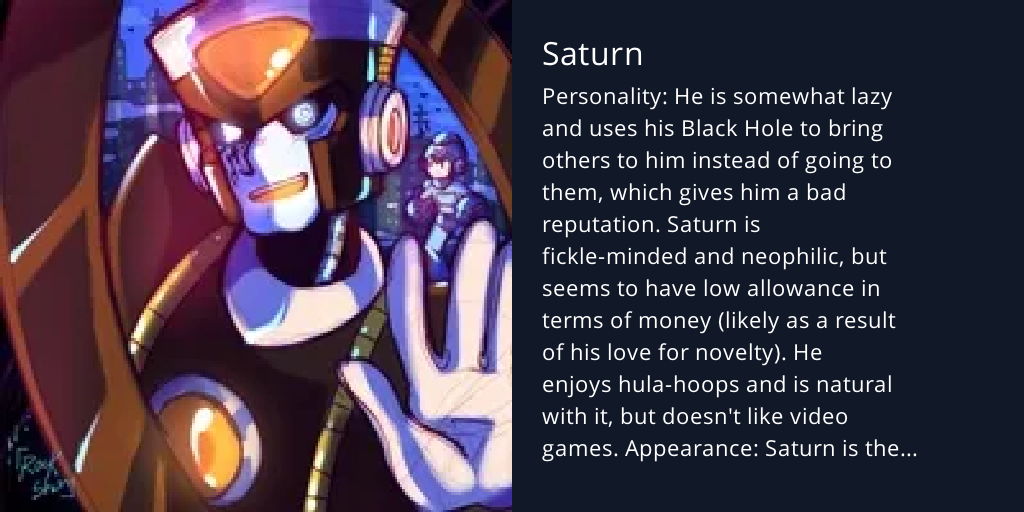 Saturn - Bot Profile