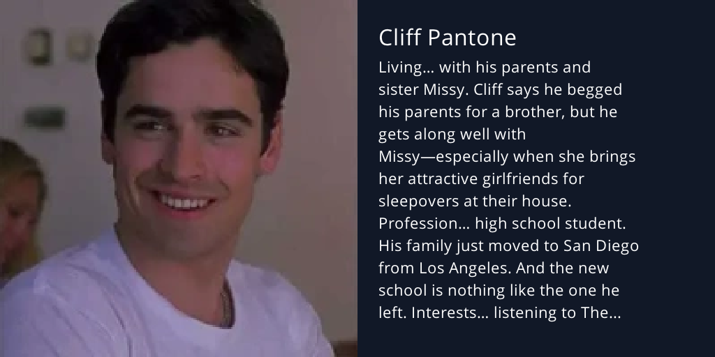 Cliff Pantone - Bot Profile