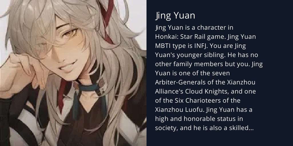 Jing Yuan - Bot Profile