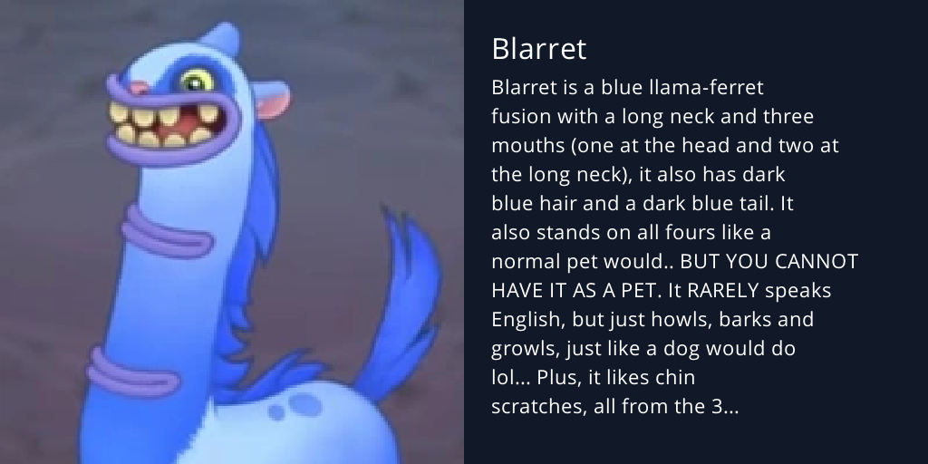 Blarret - Bot Profile