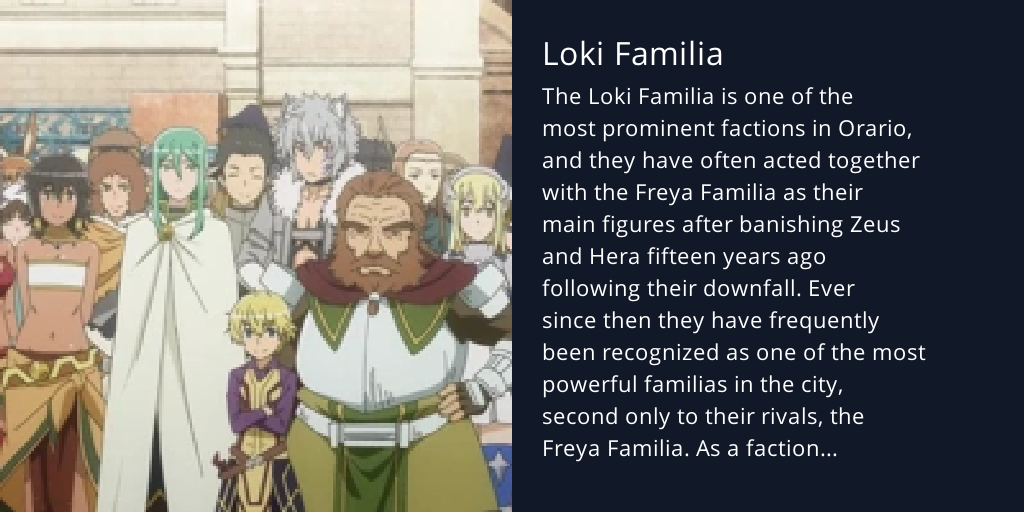 Loki Familia - Bot Profile