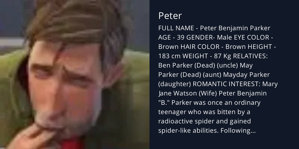 Peter - Bot Profile