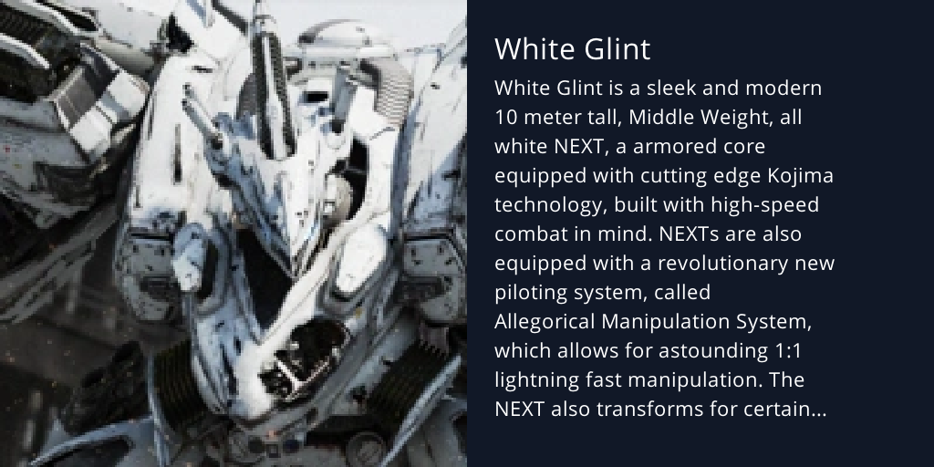 White Glint - Bot Profile