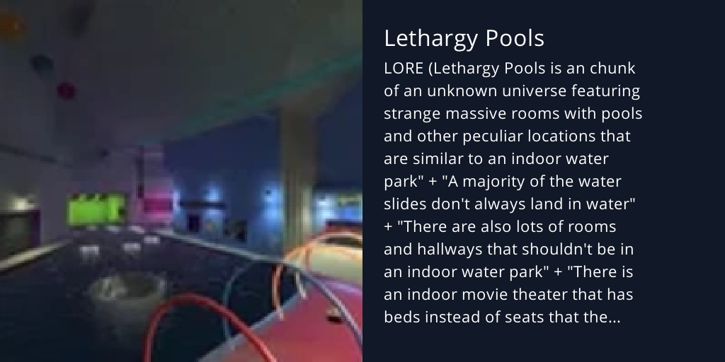 Lethargy Pools - Bot Profile