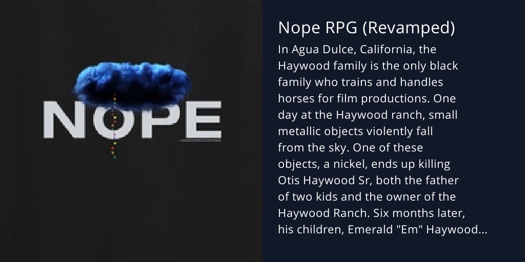 Nope RPG (Revamped) - Bot Profile