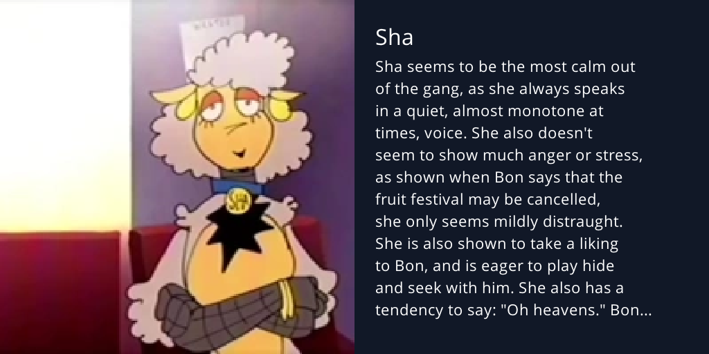 Sha - Bot Profile