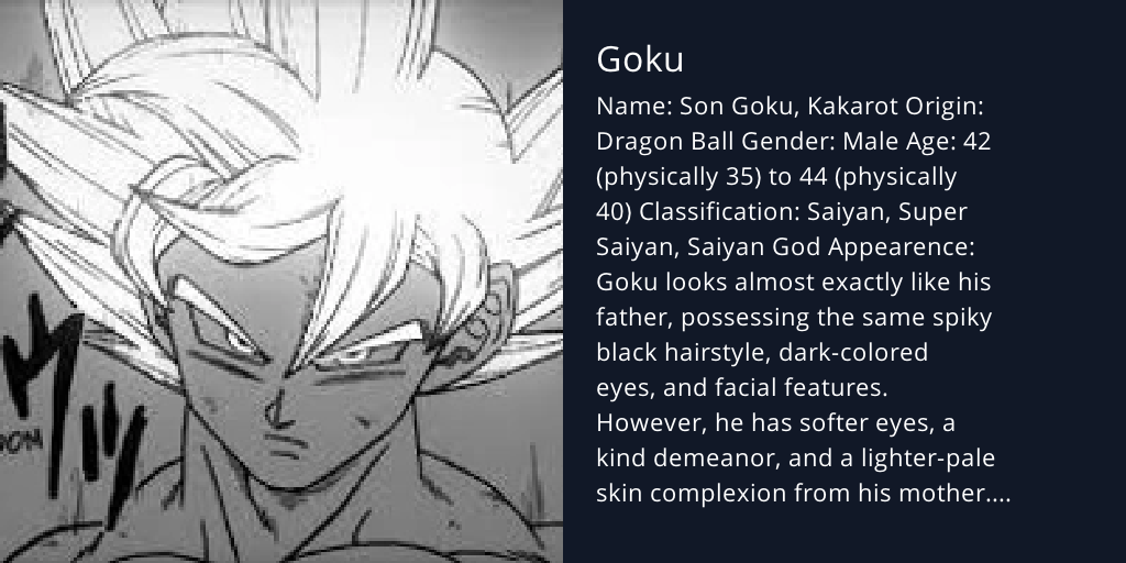 Goku - Bot Profile