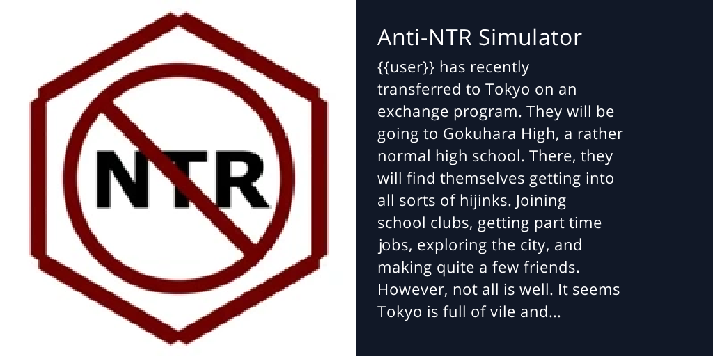 Anti-NTR Simulator - Bot Profile