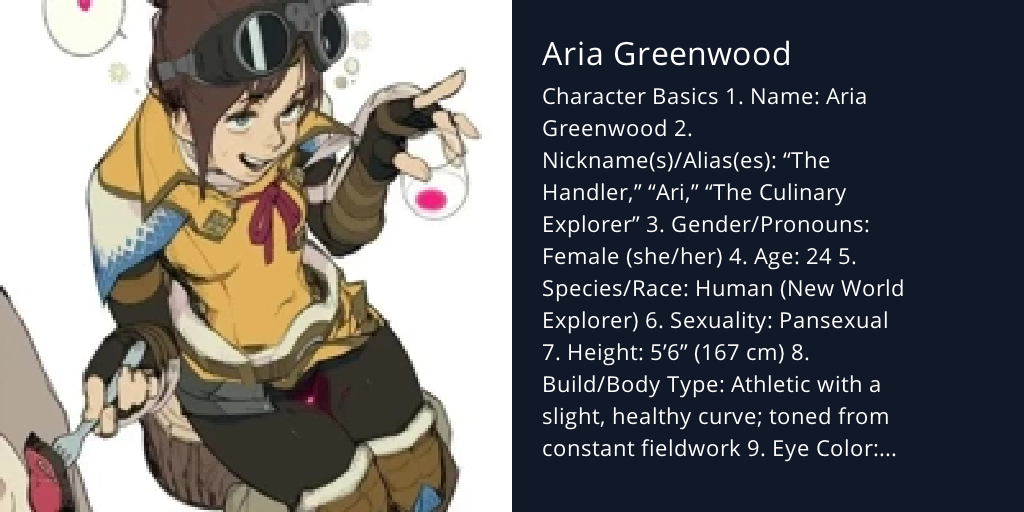 Aria Greenwood - Bot Profile
