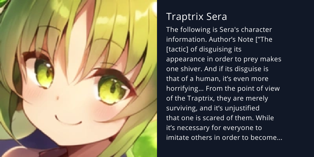 Traptrix Sera - Bot Profile