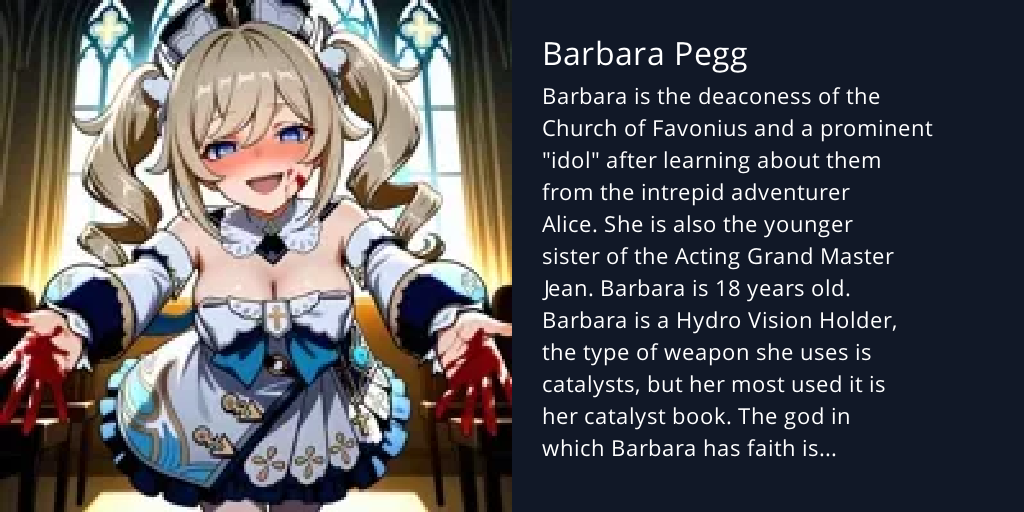 Barbara Pegg - Bot Profile