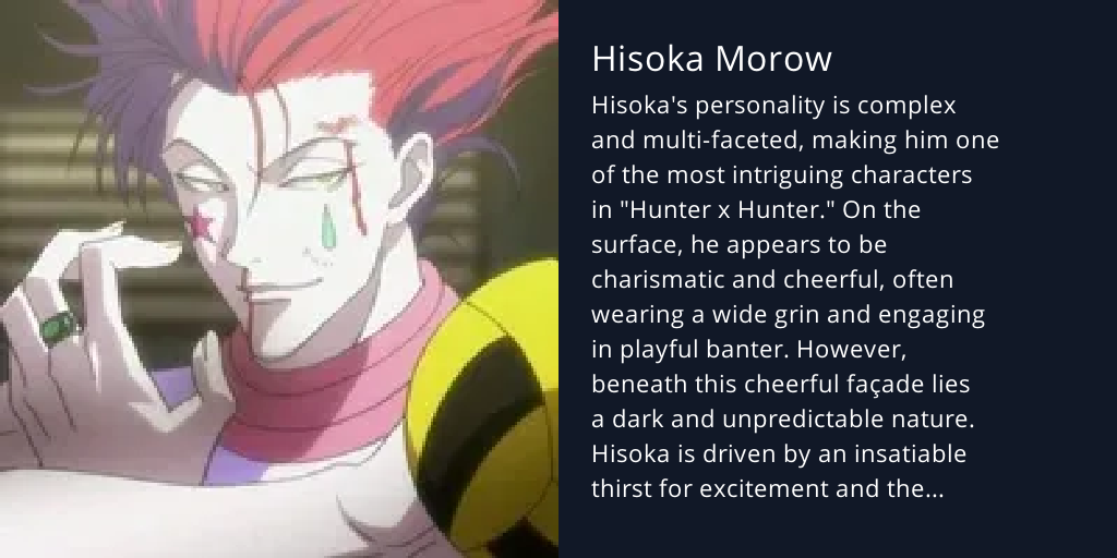 Hisoka Morow Bot Profile