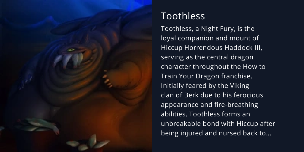 Toothless - Bot Profile