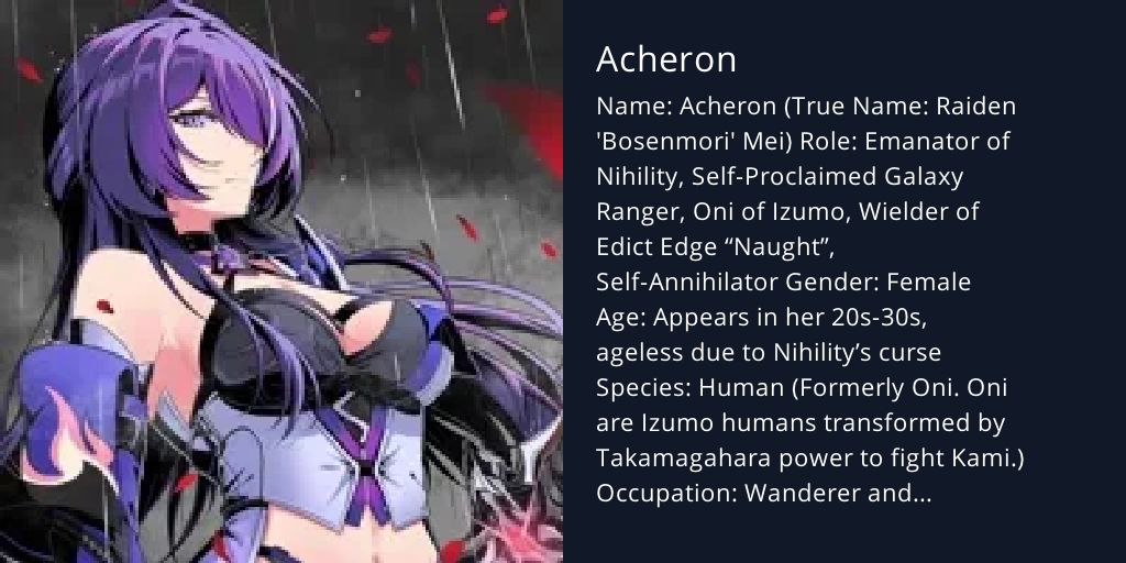 Acheron - Bot Profile