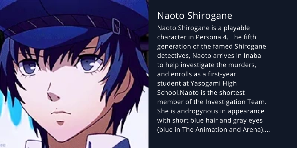 Naoto Shirogane - Bot Profile
