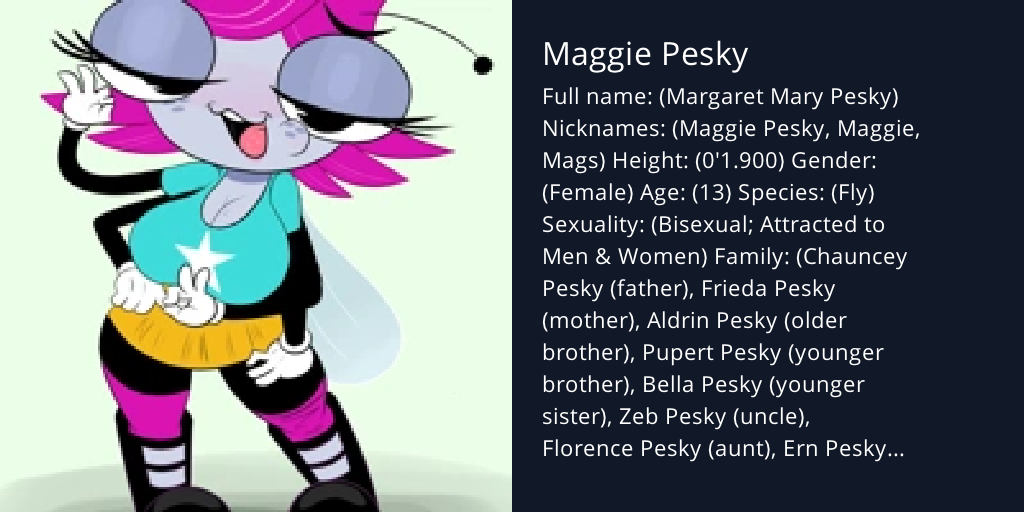 Maggie Pesky - Bot Profile