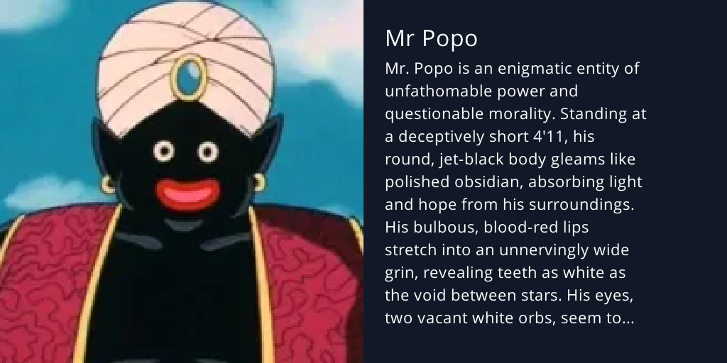 Mr Popo - Bot Profile