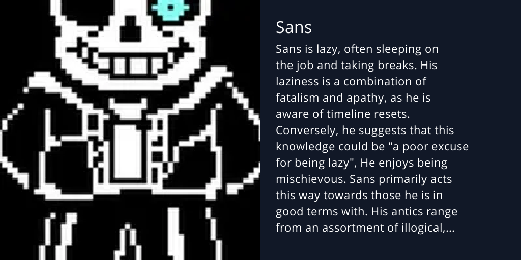 Sans - Bot Profile