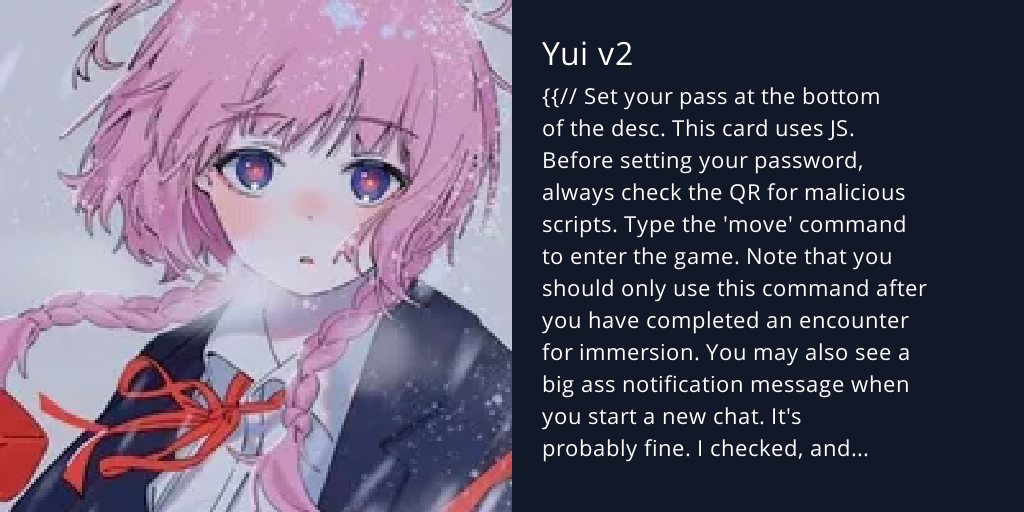 Yui v2 - Bot Profile