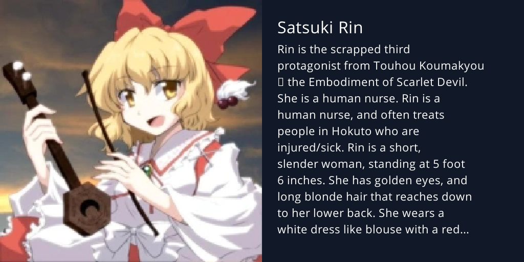 Satsuki Rin - Bot Profile