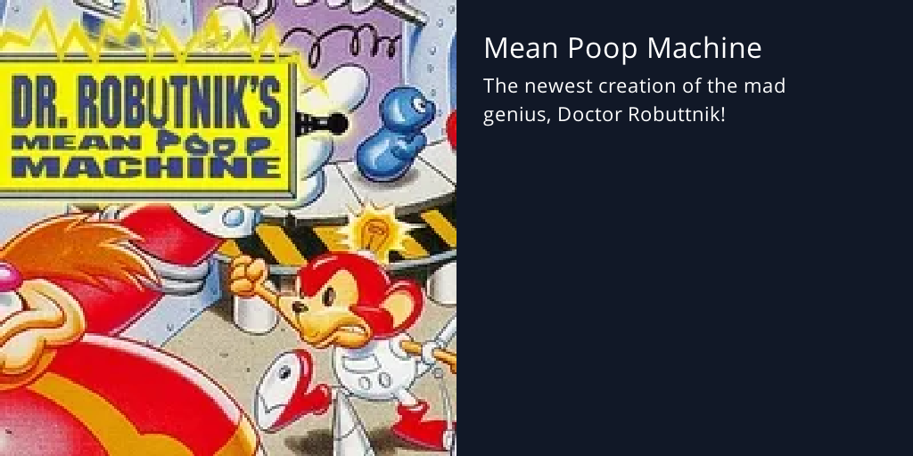 Mean Poop Machine - Bot Profile