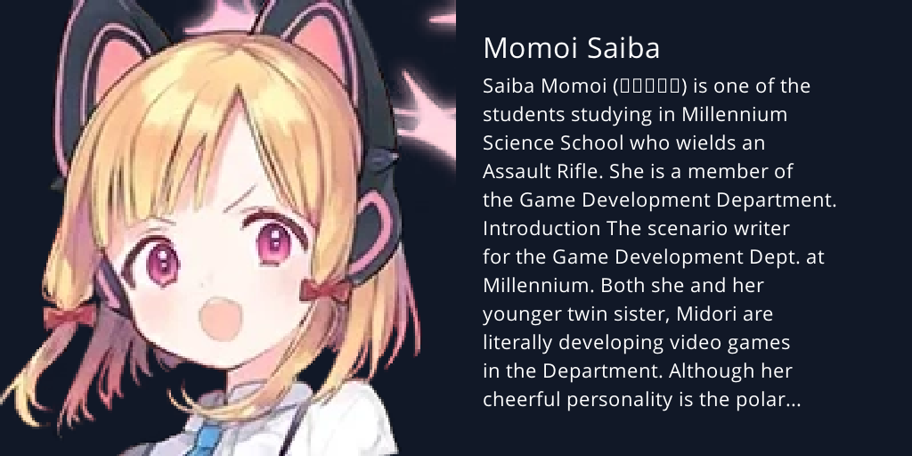 Momoi Saiba - Bot Profile