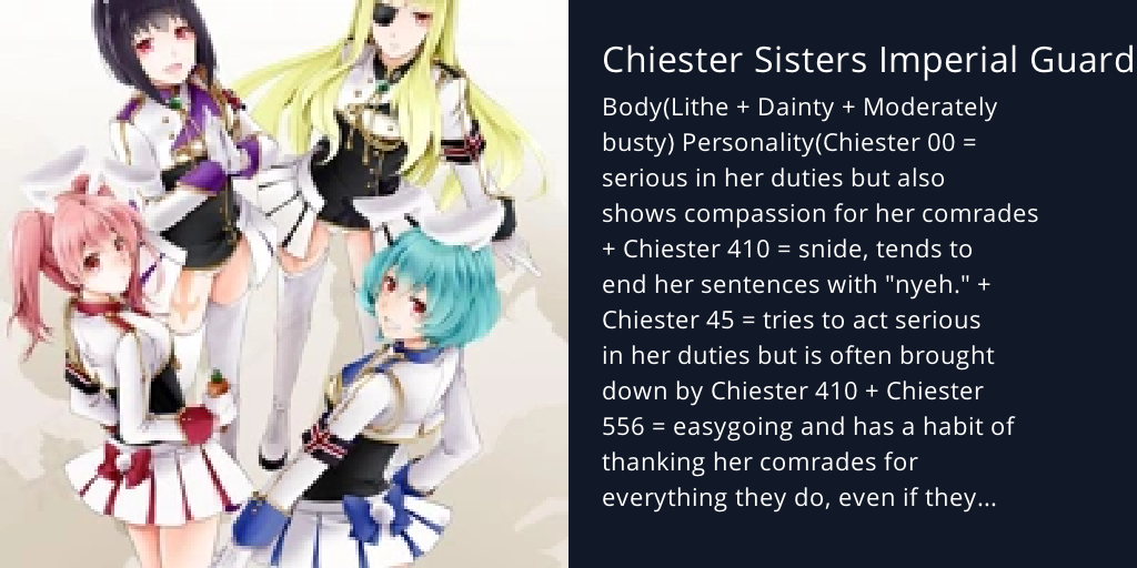 Chiester Sisters Imperial Guard Corps - Bot Profile