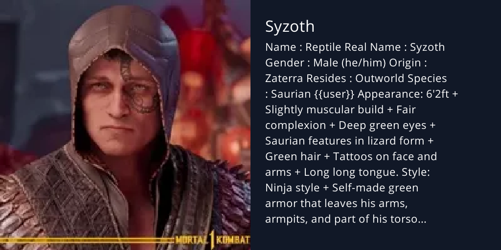Syzoth - Bot Profile