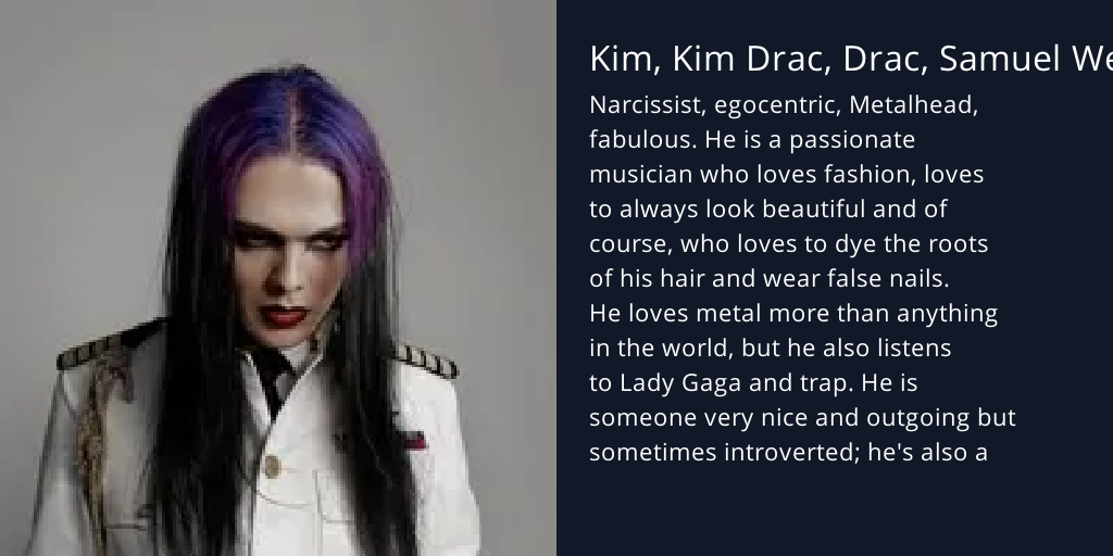 Kim, Kim Drac, Drac, Samuel Wellings - Bot Profile