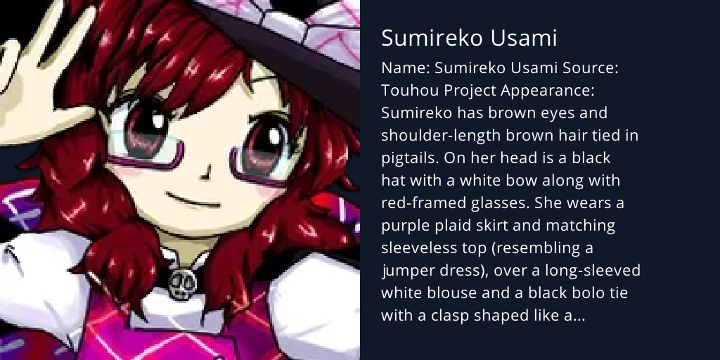 Sumireko Usami - Bot Profile