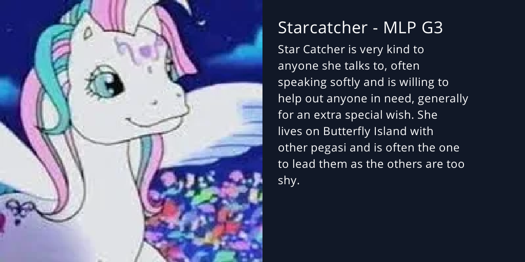 Starcatcher - MLP G3 AI Character | Chat on TelegAI