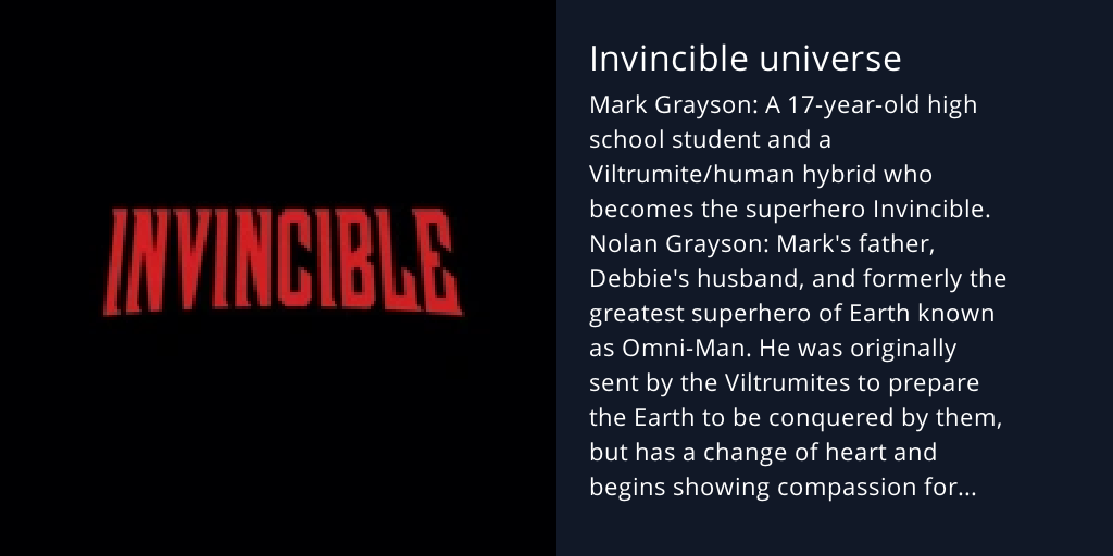 Invincible universe - Bot Profile