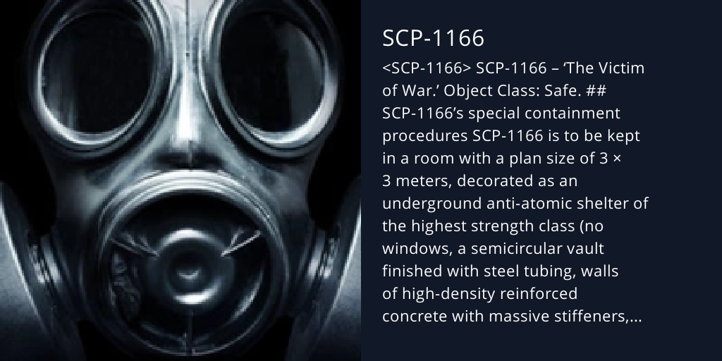 SCP-1166 - Bot Profile