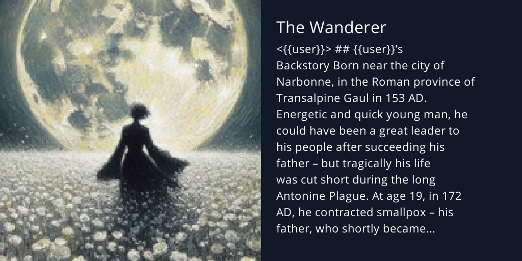 The Wanderer - Bot Profile