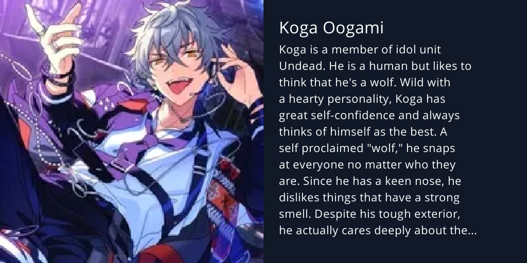 Koga Oogami Bot Profile