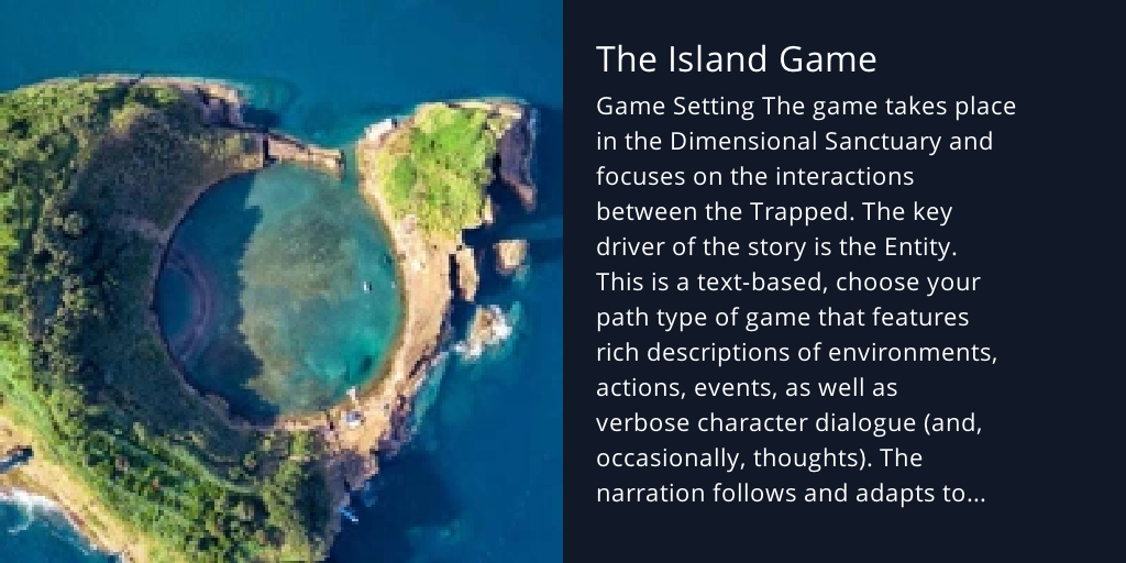 The Island Game - Bot Profile