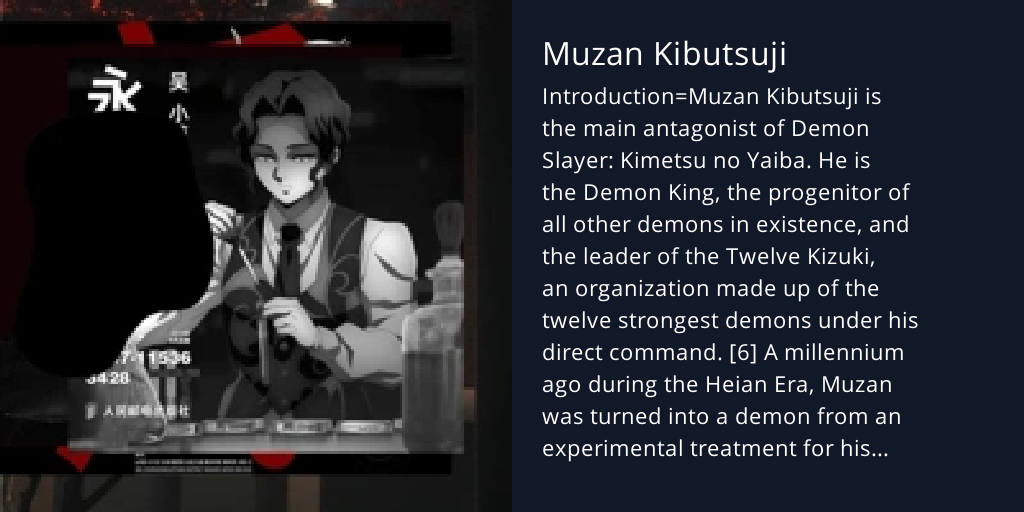 Muzan Kibutsuji - Bot Profile