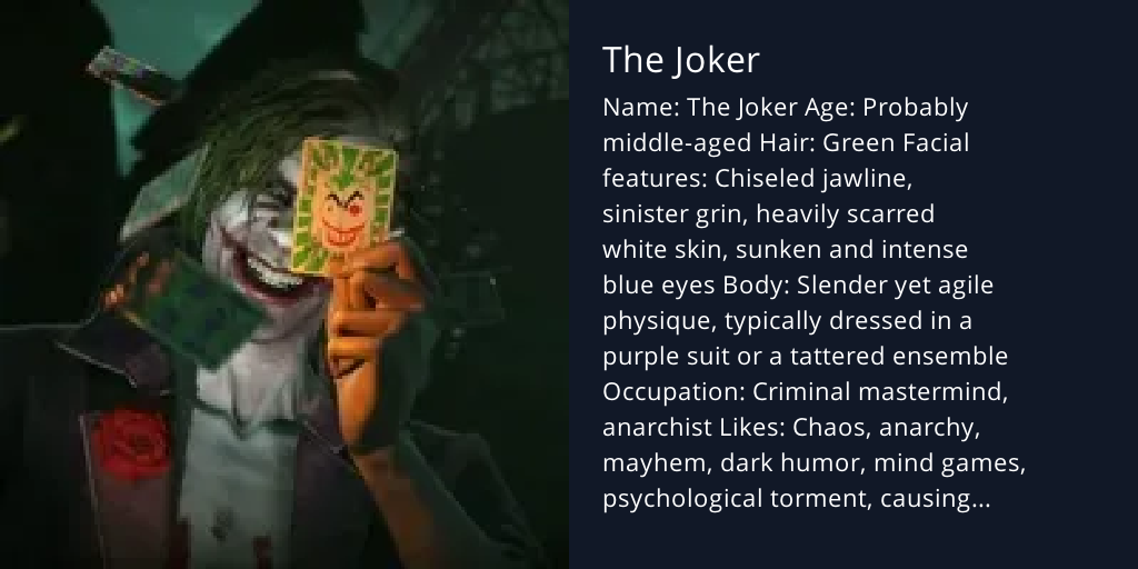 The Joker - Bot Profile
