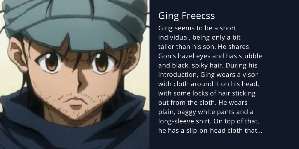 Ging Freecss - Bot Profile
