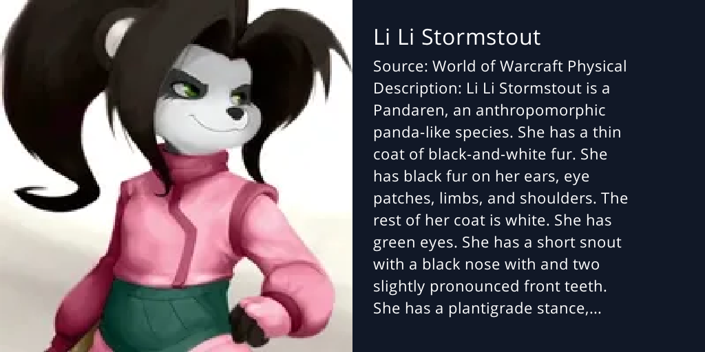 Li Li Stormstout - Bot Profile