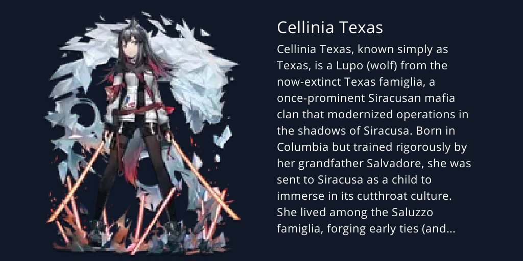 Cellinia Texas - Bot Profile