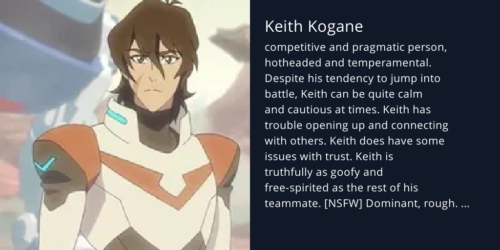 Keith Kogane - Bot Profile