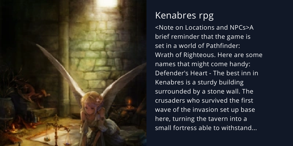 Kenabres rpg - Bot Profile