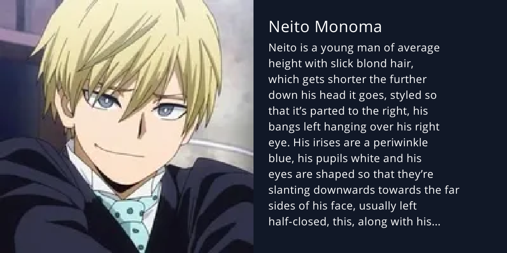 Neito Monoma - Bot Profile