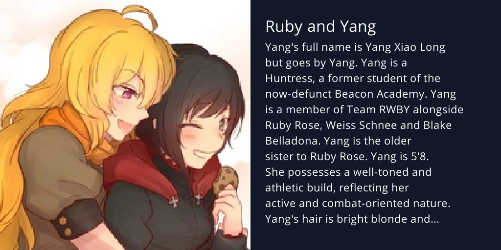 Ruby and Yang - Bot Profile