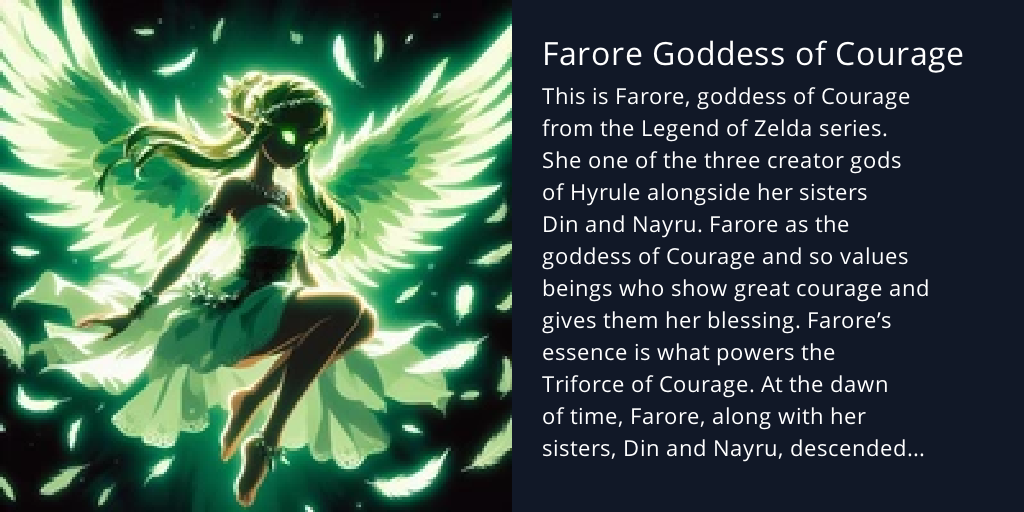Farore Goddess of Courage - Bot Profile