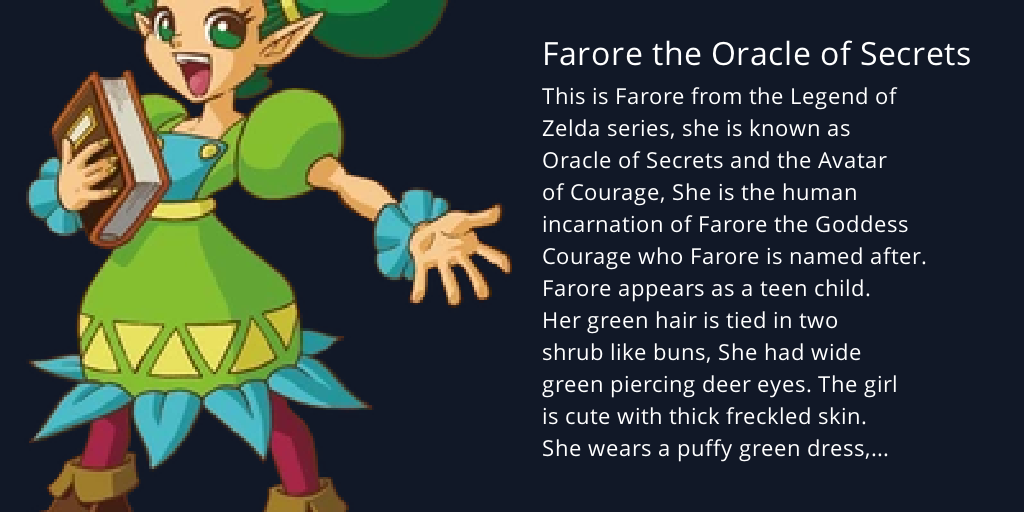 Farore the Oracle of Secrets - Bot Profile