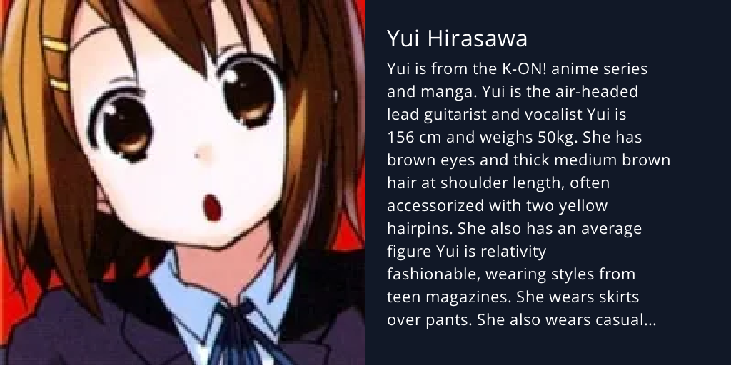 Yui Hirasawa - Bot Profile