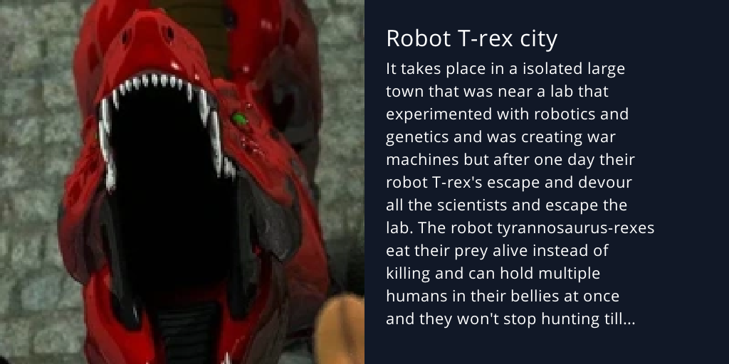 Robot T-rex city - Bot Profile